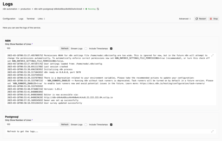 How to Host n8n with Coolify: A Comprehensive Guide - Flutebyte Technologies